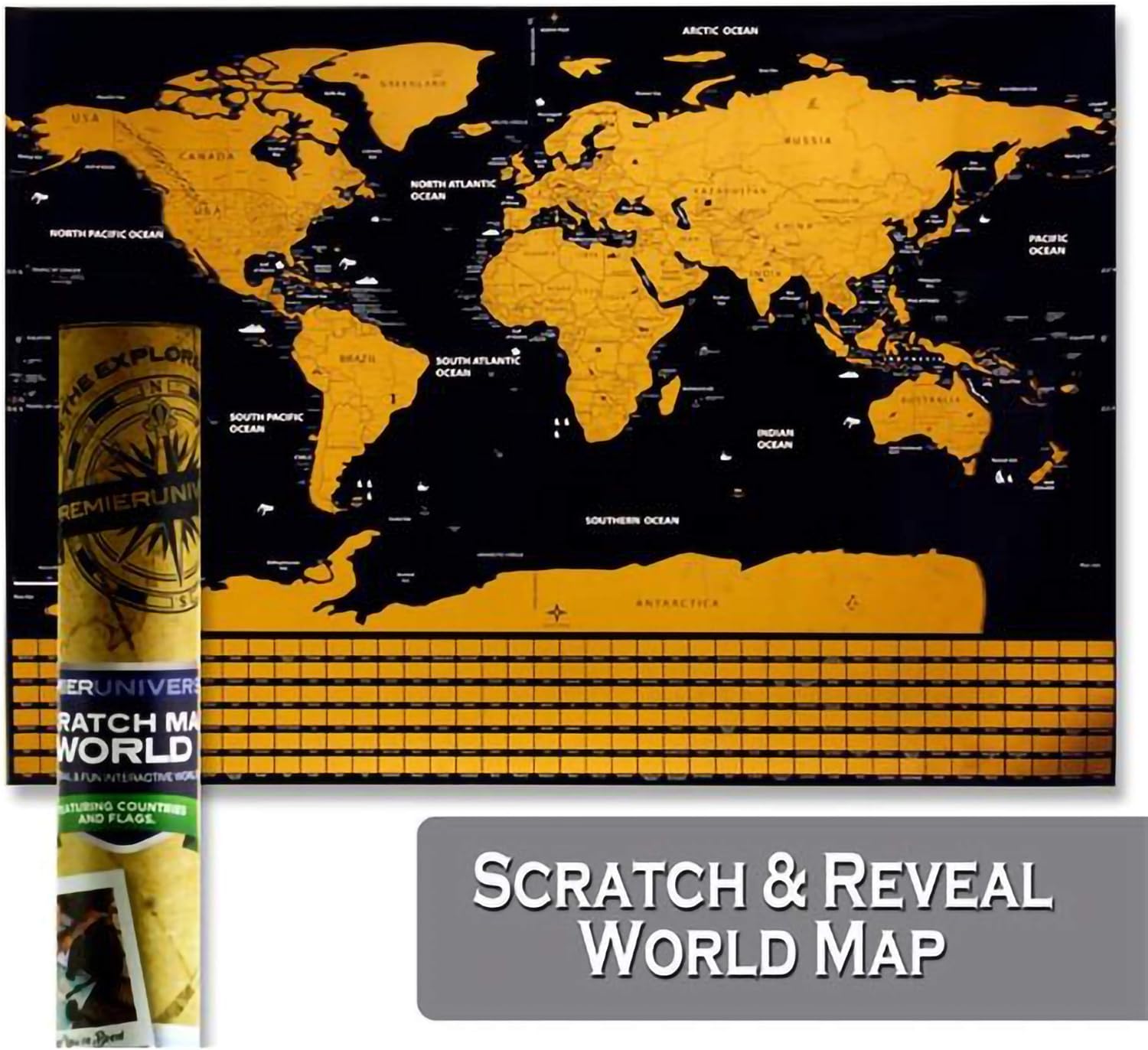 Scratch World Map