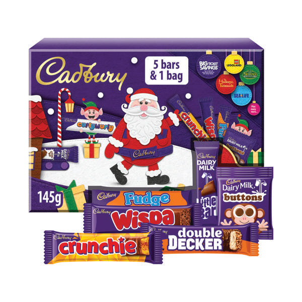 CADBURY MED SANTA SELECT BOX 145G EA