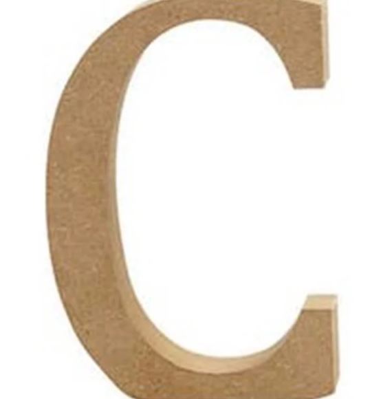 MDF Letter 13cm C