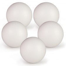 Polystyrene 8Cm Balls 5 Pieces