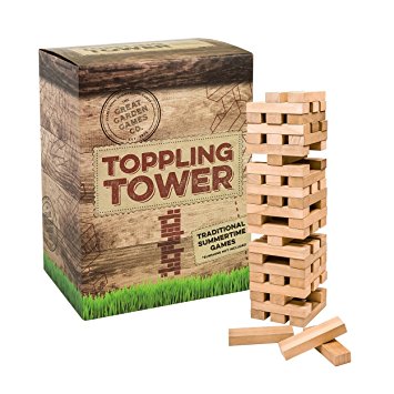 Garden Games Giant Toppling Tower Professor Puzzle